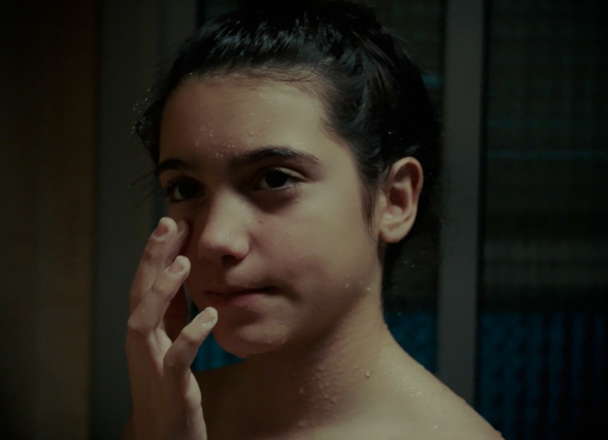 Young girls in bathing scenes