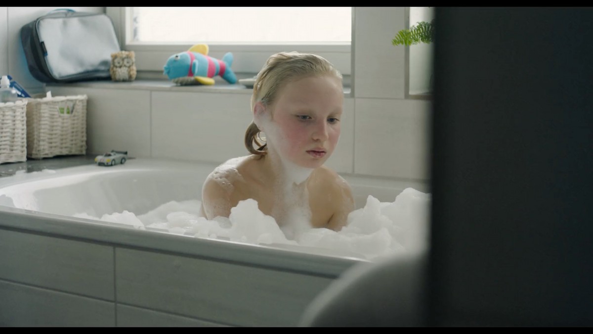 Young girls in bathing scenes